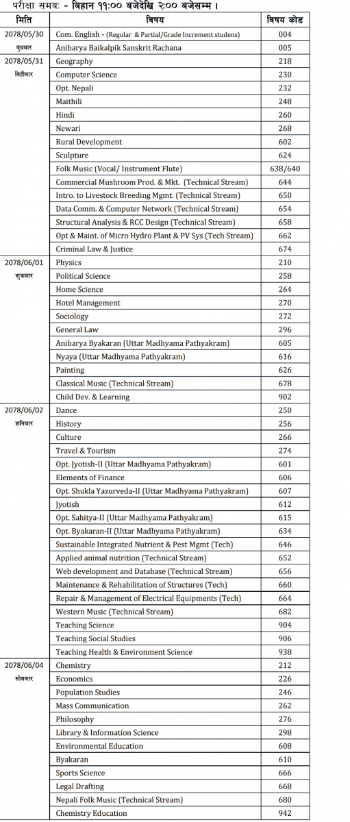 NEB Nepal Class 12 Routine; Class 12 New Routine - gbsnote NEB Nepal Class 12 Routine; Class 12 New Routine - gbsnote