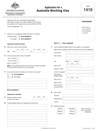 Australia Working Visa for Foreigners; Australia Job !!! - gbsnote