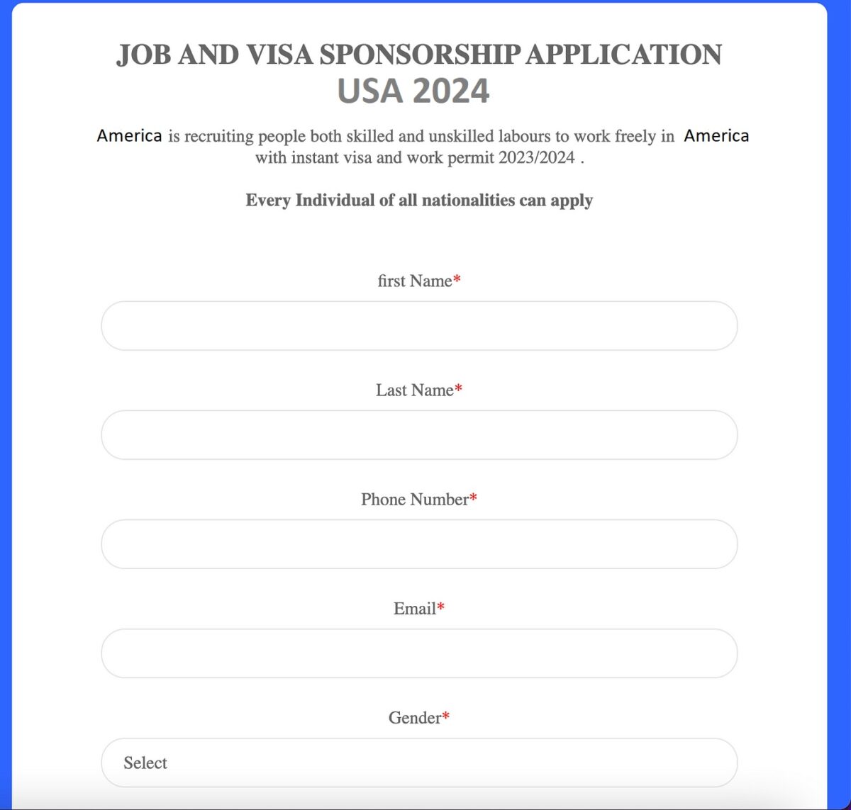 Unskilled Jobs in USA for 2024 - GbsNote